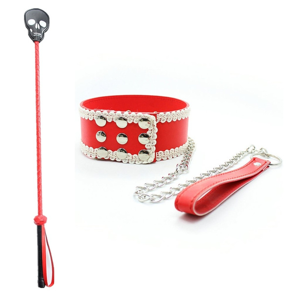 Skeleton Flogger PU Leather Queen Straight Sex Whip Spanking Paddle ...