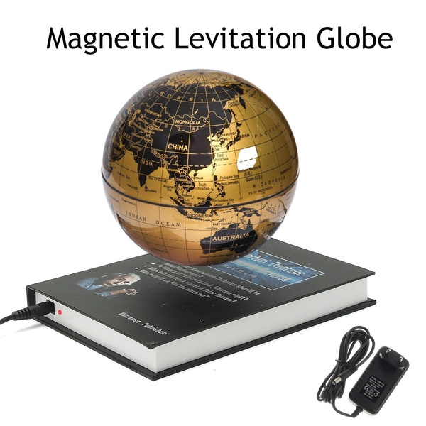 6 inch Levitation Gift Globe Rotating Magnetic World Globe Floating ...