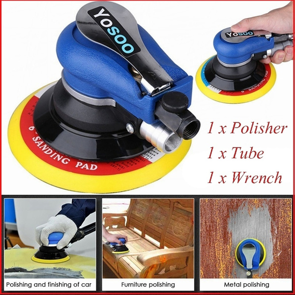 Heavy Duty Compressed Eccentric Grinder 150mm Grinding Polishing ...