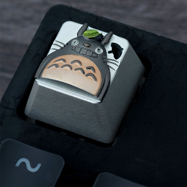 Totoro Aluminum Alloy Keycap for Mechanical Gaming Keyboard Backlit R4 ...