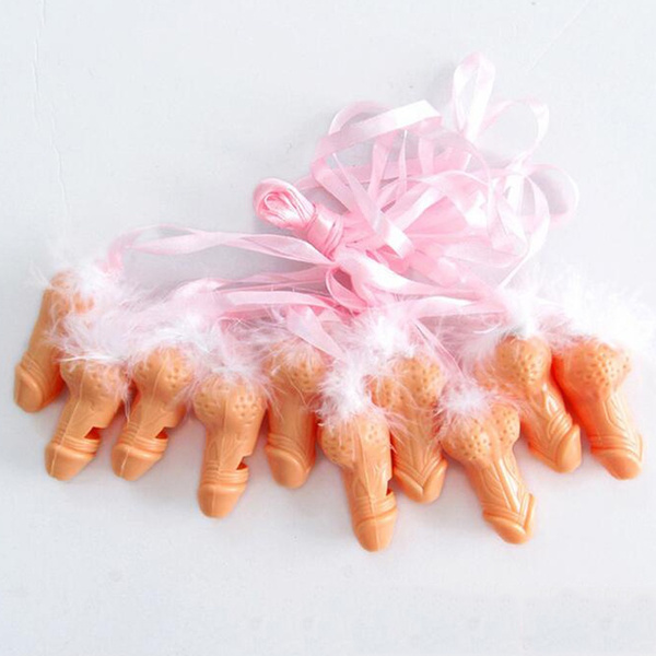 10pcs Hen Party Supplies Fancy Whistles Gift Accessories Bachelorette ...