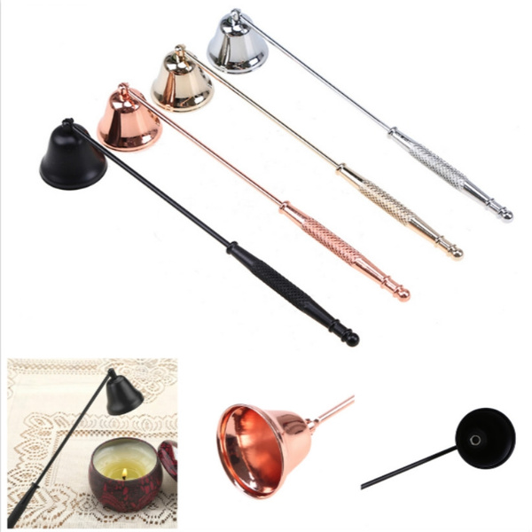 Bell Shaped Candle Snuffer Stainless Steel Candles Wick Trimmer Oil ...