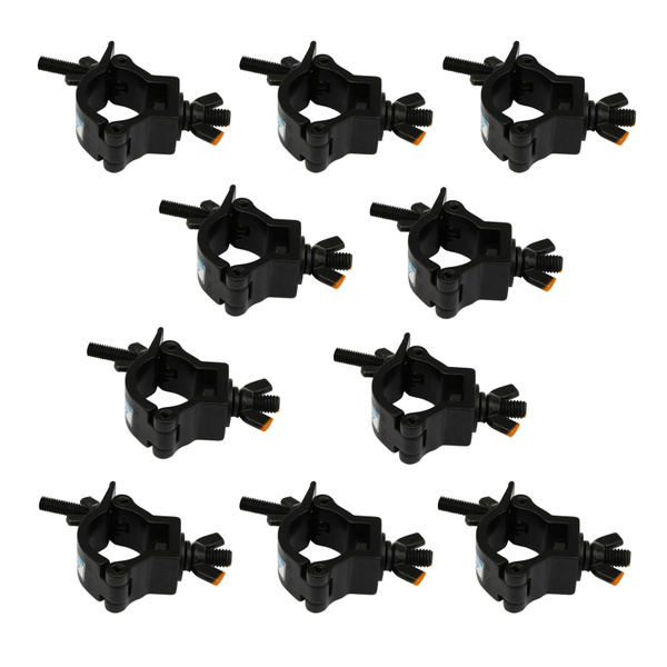 BLACK 10 Packs O Clamp Lighting Mount for 32-35 mm Pipe Stage Lighting ...
