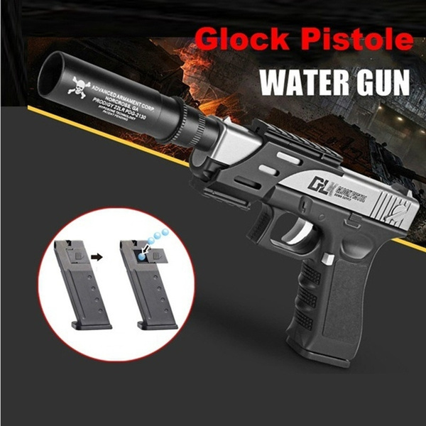High Quality CS Battle Toys Guns Water Bullet Crystal Pistol Can Launch ...