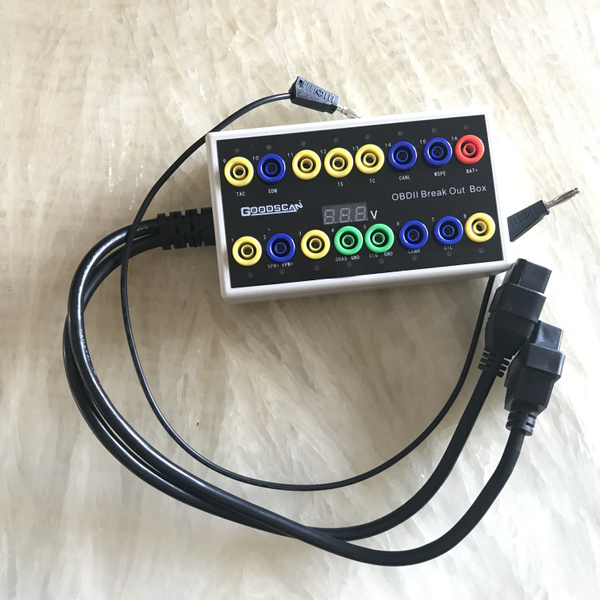 Professional OBD2 Breakout Box Car OBD OBDII Protocol Detector Break ...