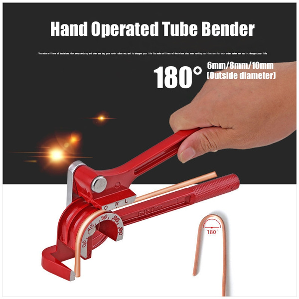 180 Degree Copper bender air conditioning brass aluminum pipe bender U ...