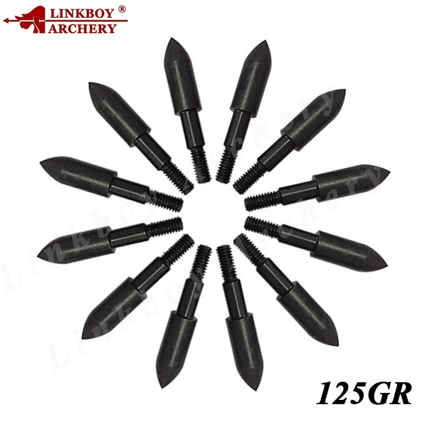12PCS Boradheads 125 Grain Arrow Points Tips Arrow Head Archery Target ...