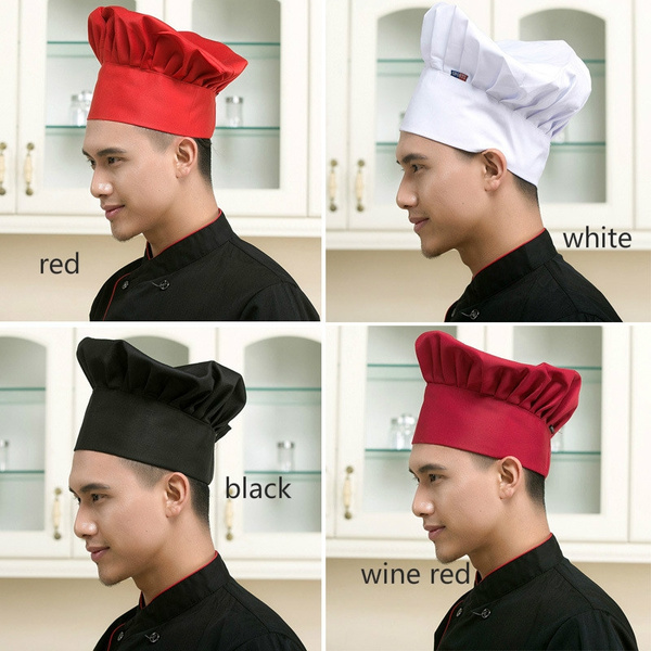 Chef hat cook work cap hotel bar restaurant chef hat mushroom hat ...