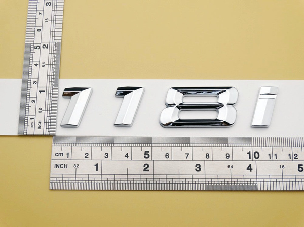Number Trunk Rear Letters Word Badge Emblem Sticker for Car 1-Series ...