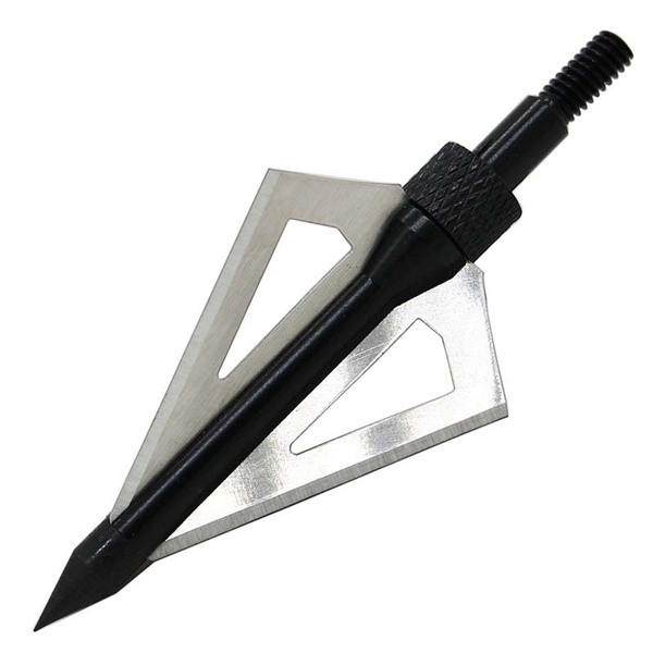 NewLand 100 Grain 3 Fixed Blade Arrowheads for Archery Hunting Crossbow ...