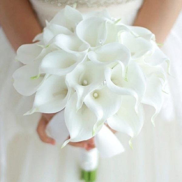 2pcs Real Touch Calla Lily Artificial Flowers Calla Lilies For Making