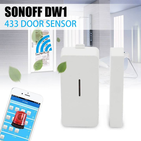 SONOFF DW1 433Mhz RF Bridge Smart Door Window Sensor Home Alarm ...
