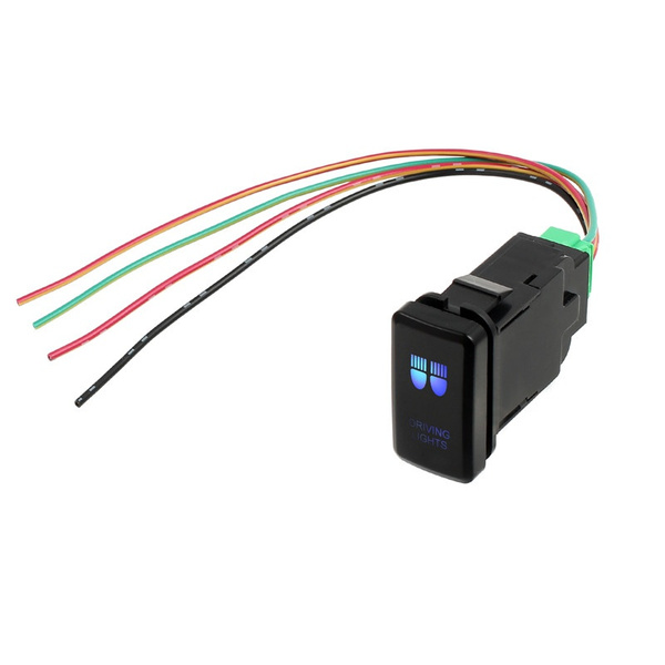 Replacement LED Driving Light Push Rocker Switch Hilux Landcruiser for ...