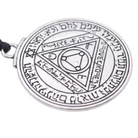 Solomon Seal Pendant Pentacle Magic Talisman Necklace Success Good Luck ...