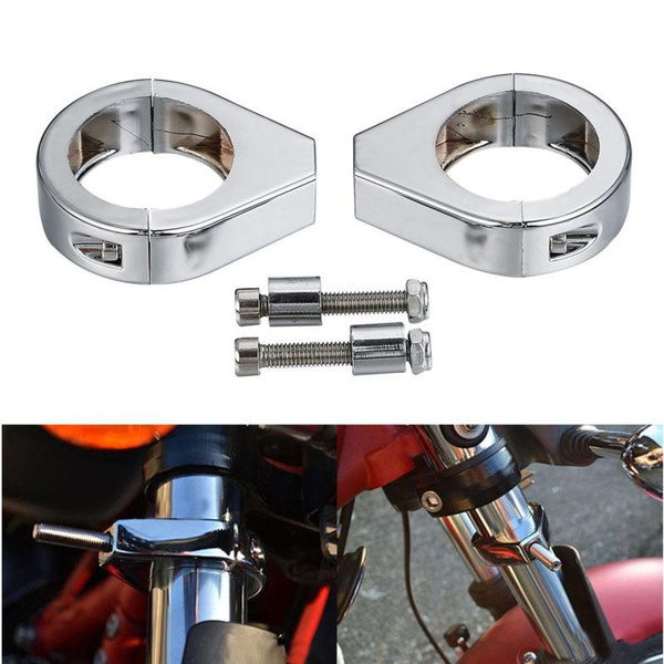 Motorcycle Fork Clamp Turn Signal Mount Bracket 39mm 41mm for Harley ...