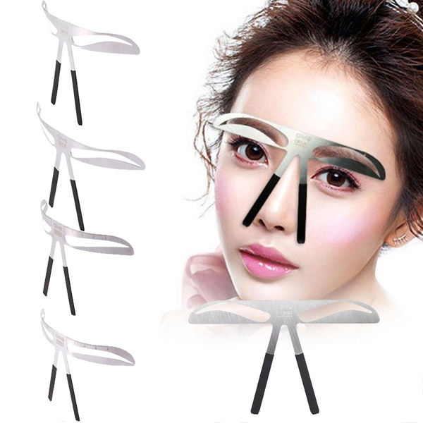 4 Types Permanent Eyebrow Ruler Eyebrow Measure Balance Extension Ruler ...