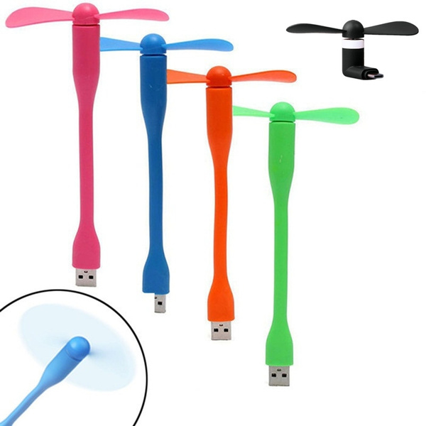 Flexible Portable Removable Mini Fan for All Power Supply USB Output ...