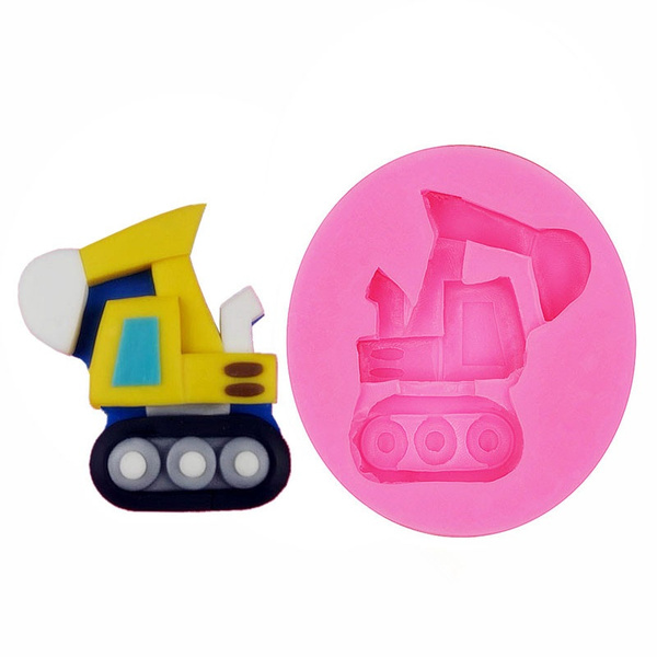 Gadgets - Food Safe Silicone Excavator Mold create cake decorations ...