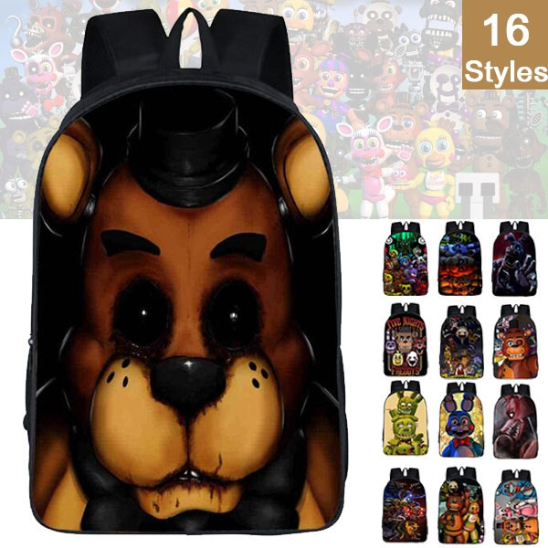 Five Nights At Freddys Backpack for Teen Bonnie Fazbear Foxy Freddy ...