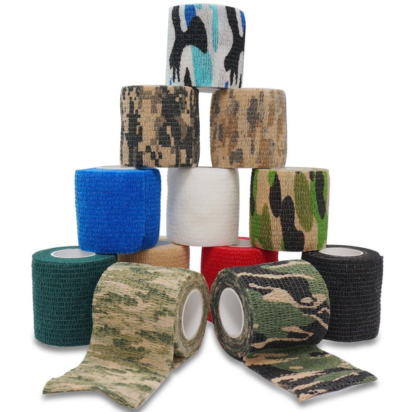 1PC Self-adhesive Protective Camouflage Tape Wrap Tactical Camo Form ...