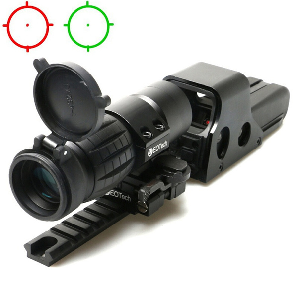 New 3x Magnifier Sight Type Tactical Sight Scope With Flip-UP Mount ...