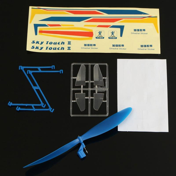 Assembly Glider Rubber Elastic Powered Flying Plane Fun Model Kids Toy ...