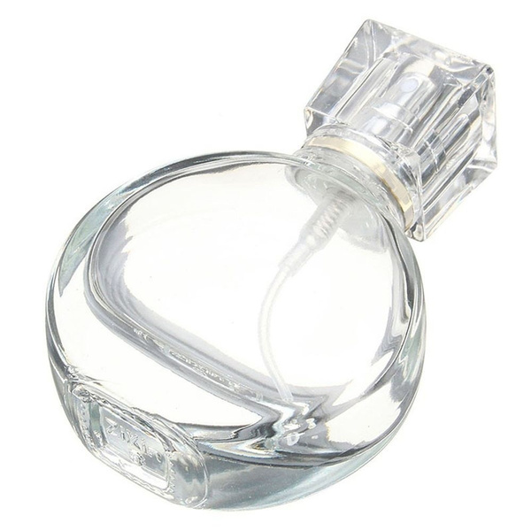 Fashion Round Refillable Perfume Container Atomizer Cosmetics Storage ...