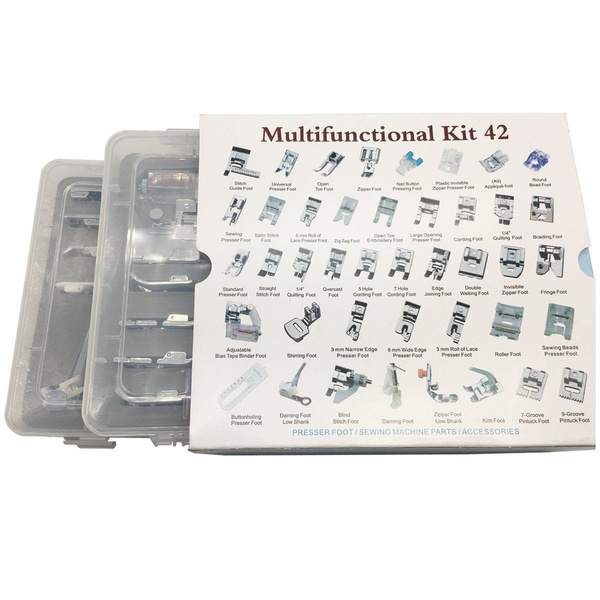 Pro 42Pc Set Domestic Sewing Machine Foot Presser Feet Set For Singer ...