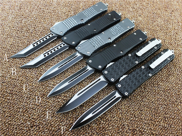 Spring Assisted Tactical Folding POCKET OTF Knife 440C BLADE zinc ...