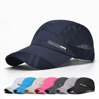 8 Colors Men Women Adjustable Sport Running Caps Outdoor Peaked Cap ...
