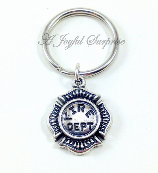 Fireman's Keychain, Firefighter Key Chain, Gift for Fireman Gifts ...