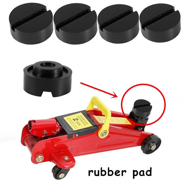 Slotted Frame Rail Floor Jack Lift Rubber Pad Adapter For Pinch ...