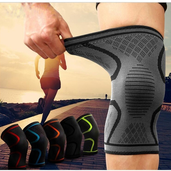 2018 Fitness Elastic Nylon Sport Compression Knee Pad Sleeve For ...