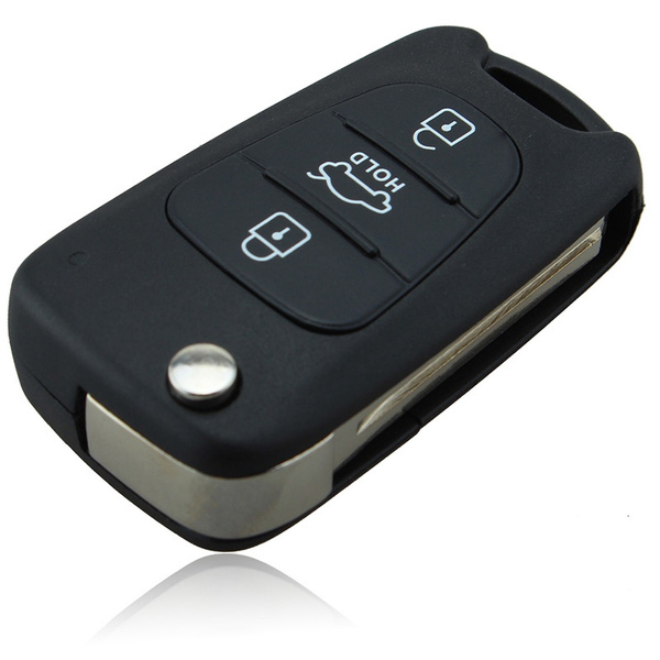 New 3 Button Flip Remote Key Fob Case Shell for KIA Rondo Sportage Soul ...