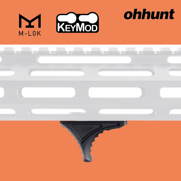 Ohhunt Mini Bi-Directional Keymod M-LOK Hand Stop Barricade Rest ...