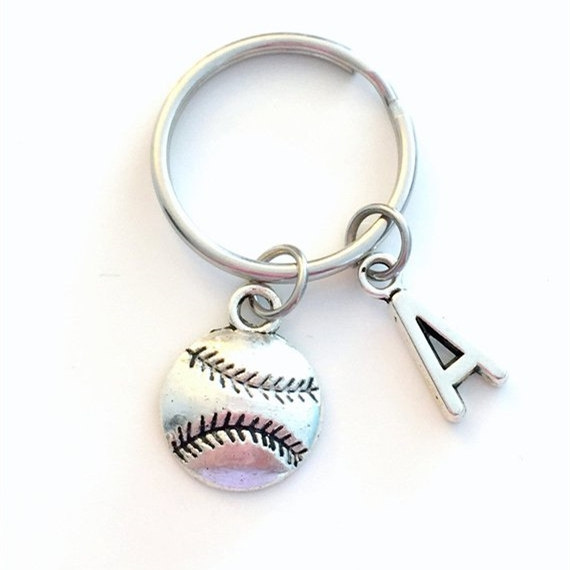 Baseball Keychain, Base Ball Player Key Chain, Gift for Teenager ...