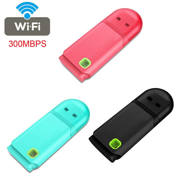 Portable USB Wireless Network Card Mobile Wireless WiFi 300Mbps Mini ...
