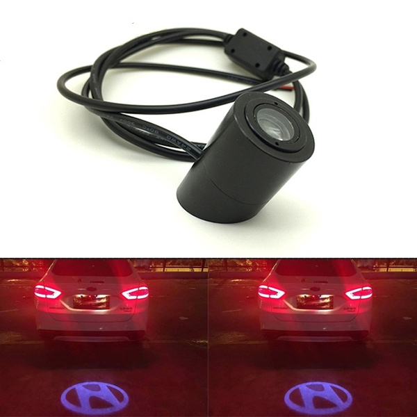1X Car LED Tail Logo Light Rear Driving Safety Warning Lamp For Hyundai ...