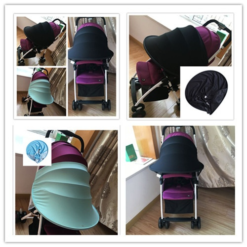 2018 Hot Sale Useful Baby Sun Shade Black Pop Up UV Canopy Parasol Hood ...