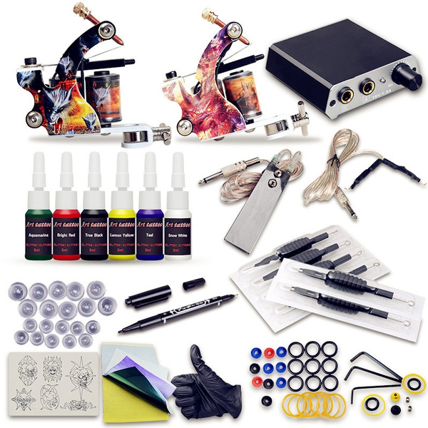High Power Automatic Conversion Tattoo Machine Kit, Complete Tattoo Kit ...