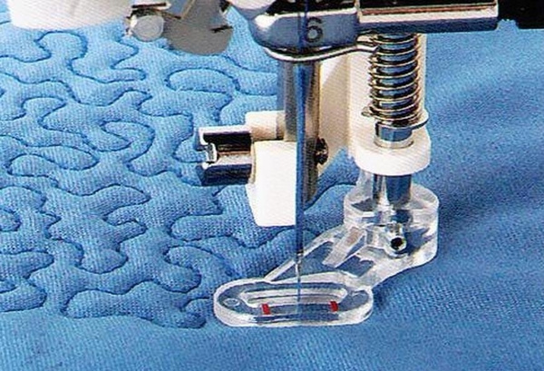 Spring Loaded Action Free Motion Quilting Presser Foot for Sewing ...