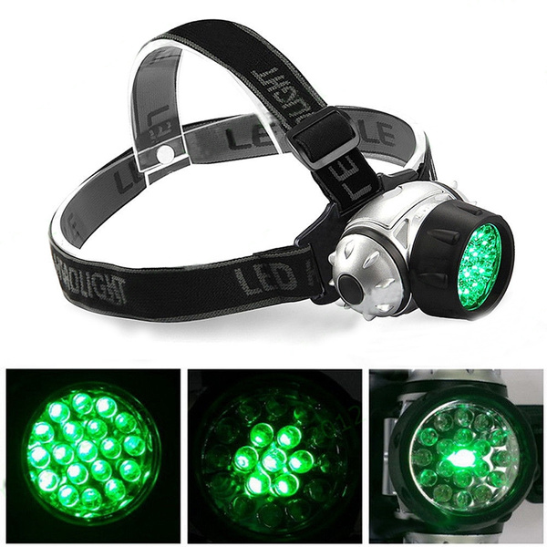 19 LED High Intensity Green Head Light Hydroponics Horticulture Grow ...