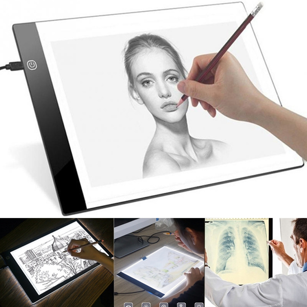 A4 LED Painting Tracing Board Copy Pad Panel Drawing Tablet Art ...