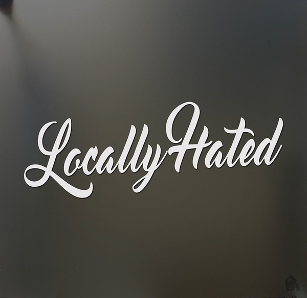 Fashion Locally Hated Sticker Racing JDM Funny Drift Car Window Decal ...