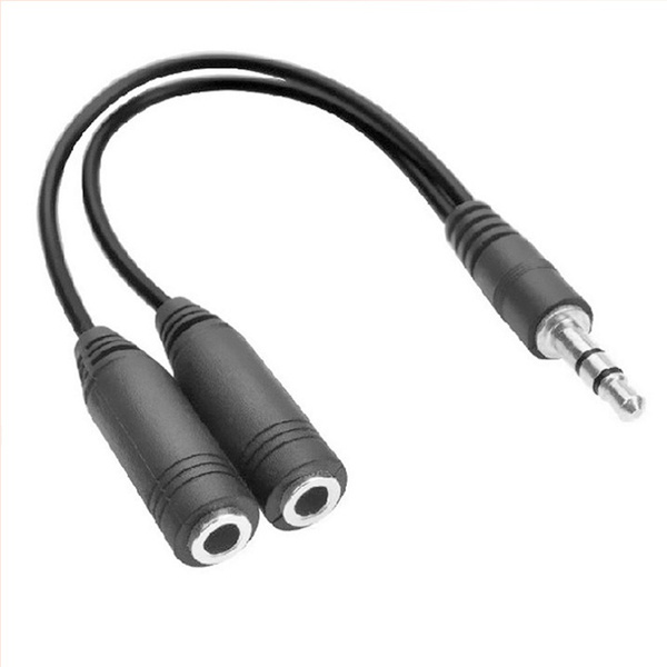 High Quality 3.5mm Jack 2Way Port Aux Multi Headphone Splitter Cable ...