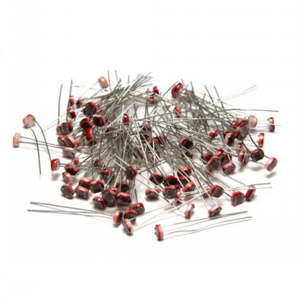 100PCS Photoresistor 5MM GL5537 LDR Photo Resistors Light-Dependent ...
