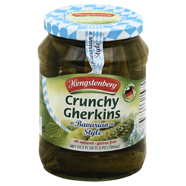 HENGSTENBERG, PICKLE GHERKIN KNAX, 24.3 OZ, (Pack of 12) | Wish