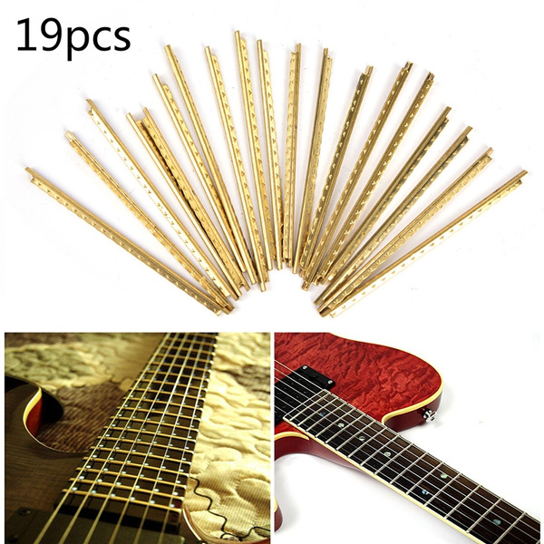 Classical Acoustic Guitar Fret Wire 21pcs Fingerboard Frets brass Fret ...