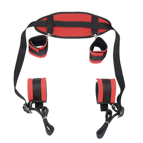 New BDSM Women Leg Open Ankle Hand Cuffs Bondage Restraints Neck Pad ...