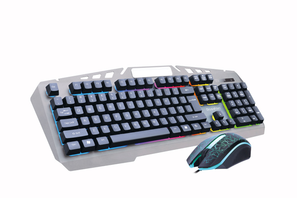 Bosston 8350 Mechanical Feel USB Wired Backlight 104 Keys Gaming ...